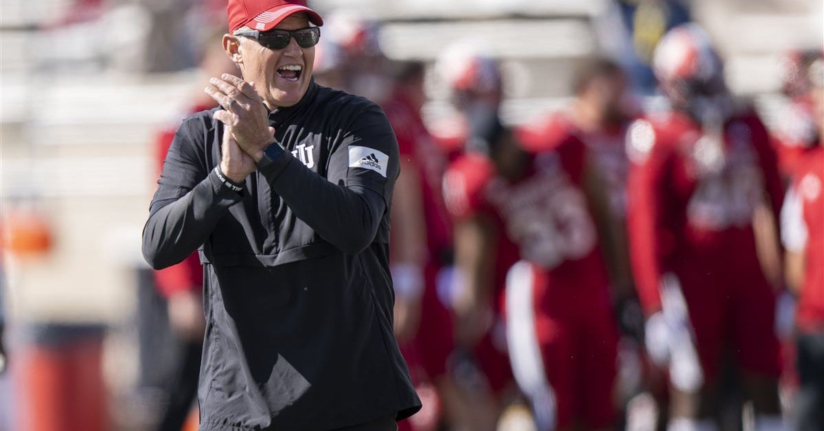 Indiana football coach Tom Allen leaning on 'LEO' as he leads portal ...