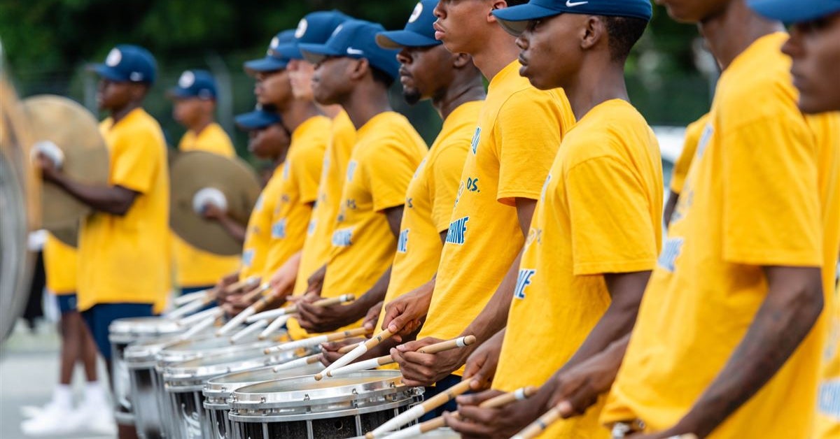Watch: NC A&T's Blue and Gold Marching Machine throws down at the 2024 ...