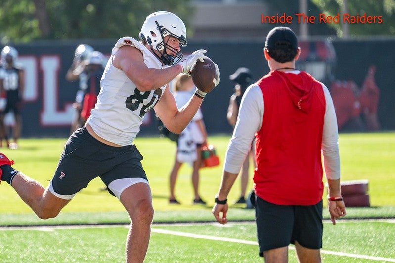 Mason Tharp says Texas Tech TEs will be utilized in the passing game