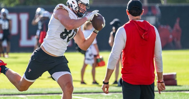 Mason Tharp says Texas Tech TEs will be utilized in the passing game