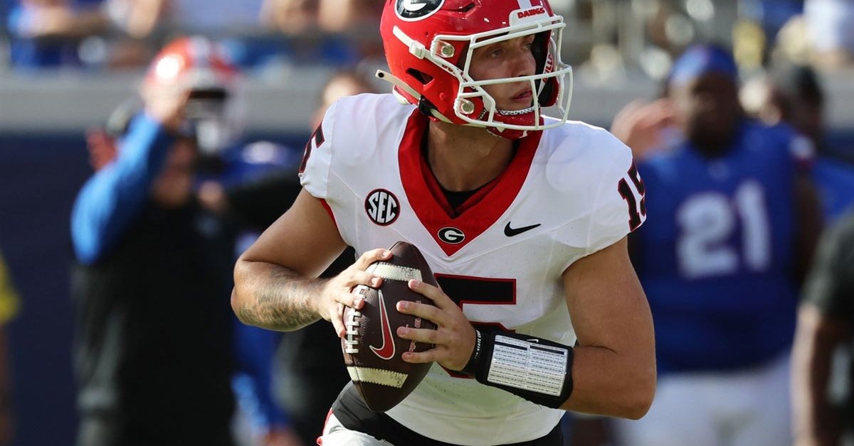 Eli Drinkwitz compares Georgia QB Carson Beck to past Bulldog greats