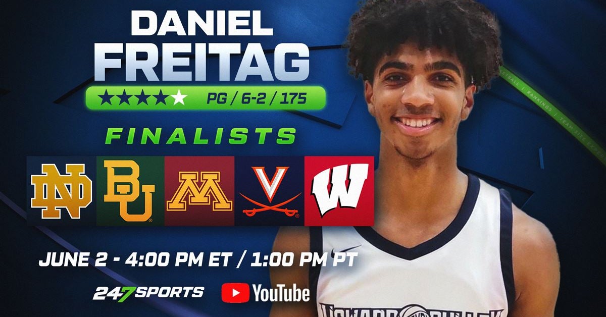 2024 four-star point guard Daniel Freitag down to five and sets ...