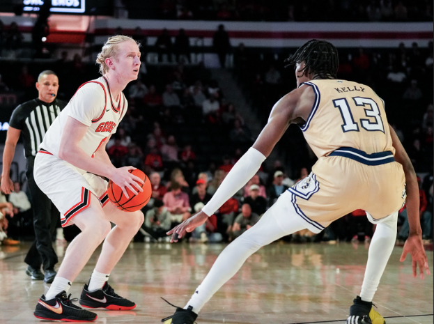 Former Georgia Tech signee Blue Cain helps Georgia get upper hand