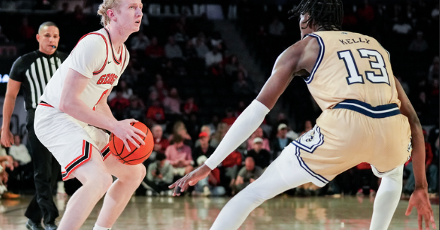 Former Georgia Tech signee Blue Cain helps Georgia get upper hand