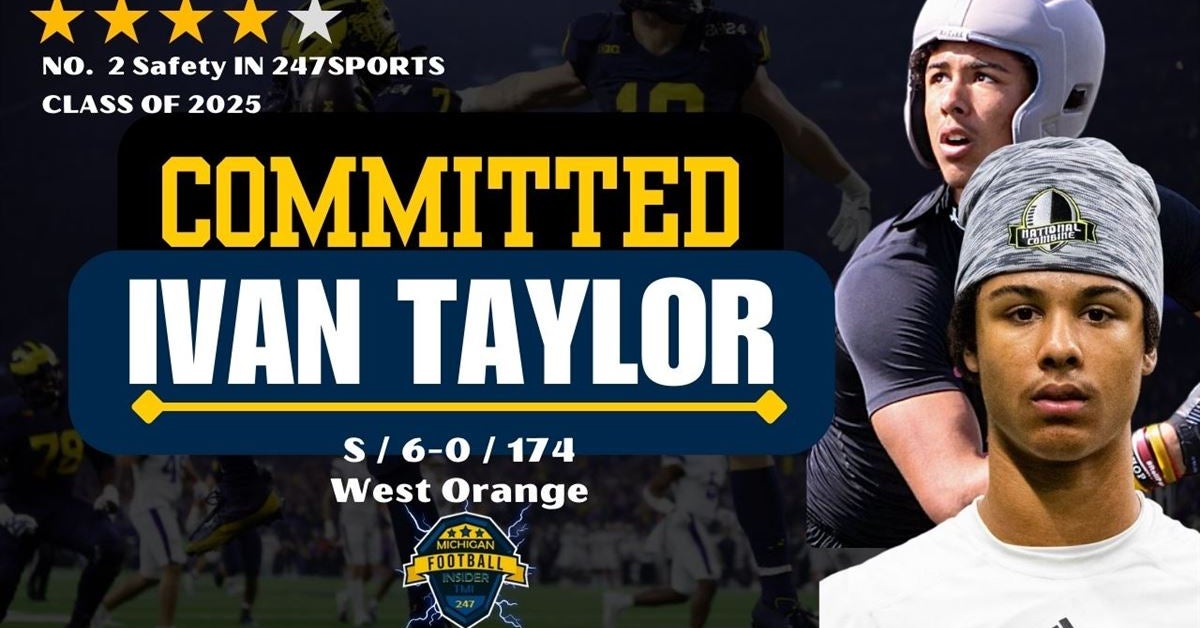 Top 50 safety Ivan Taylor flips pledge from Notre Dame to Michigan