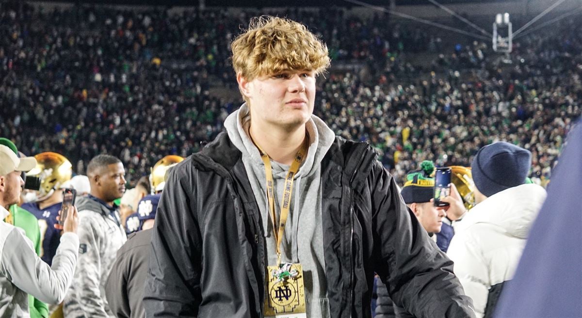 Four-star OL Owen Strebig excited about future at Notre Dame