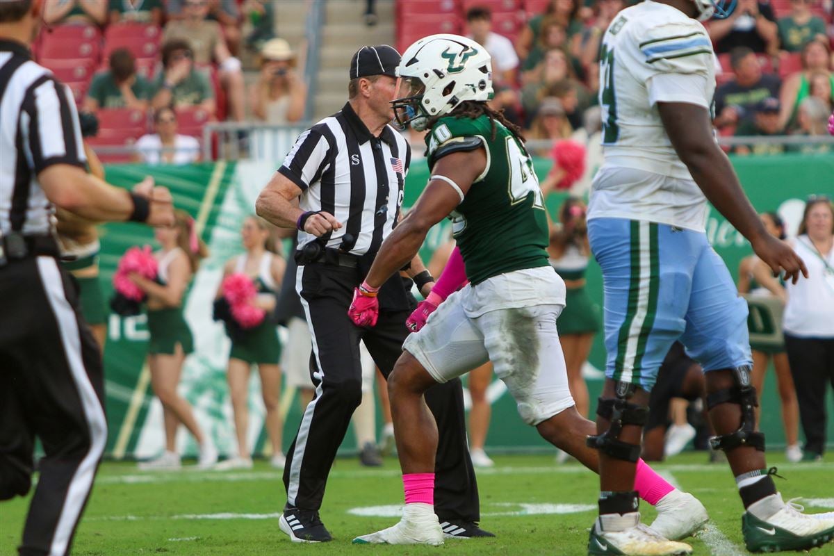 USF sack leader Jason Vaughn put in work, reaping the rewards