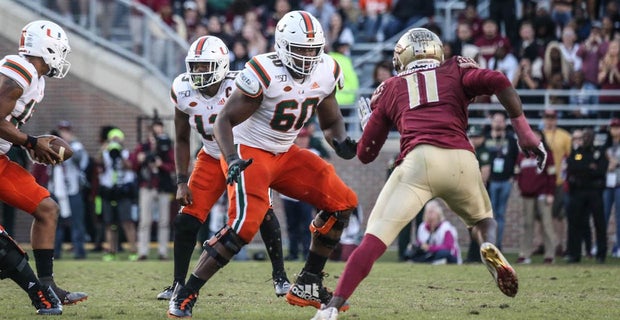 OL Zion Nelson starts at left tackle vs. FSU