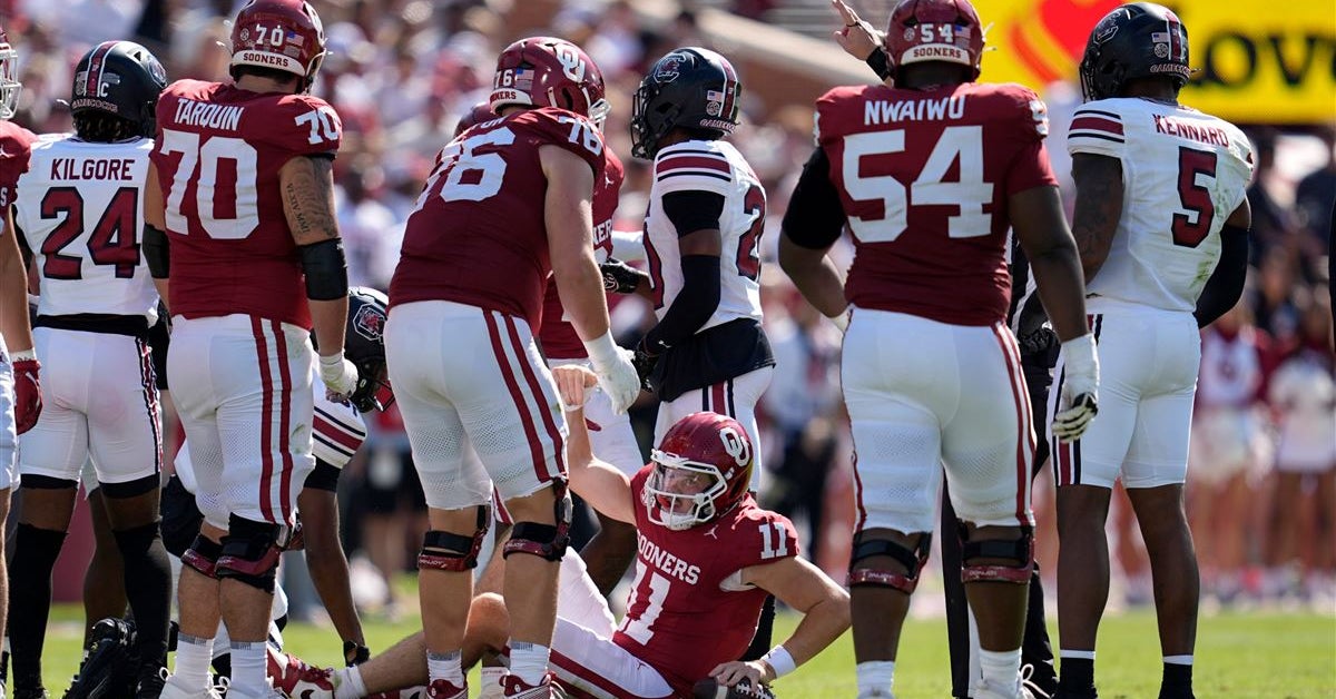 PFF review: Player grades, snap counts and advanced stats from Oklahoma's 35-9 loss to South ...