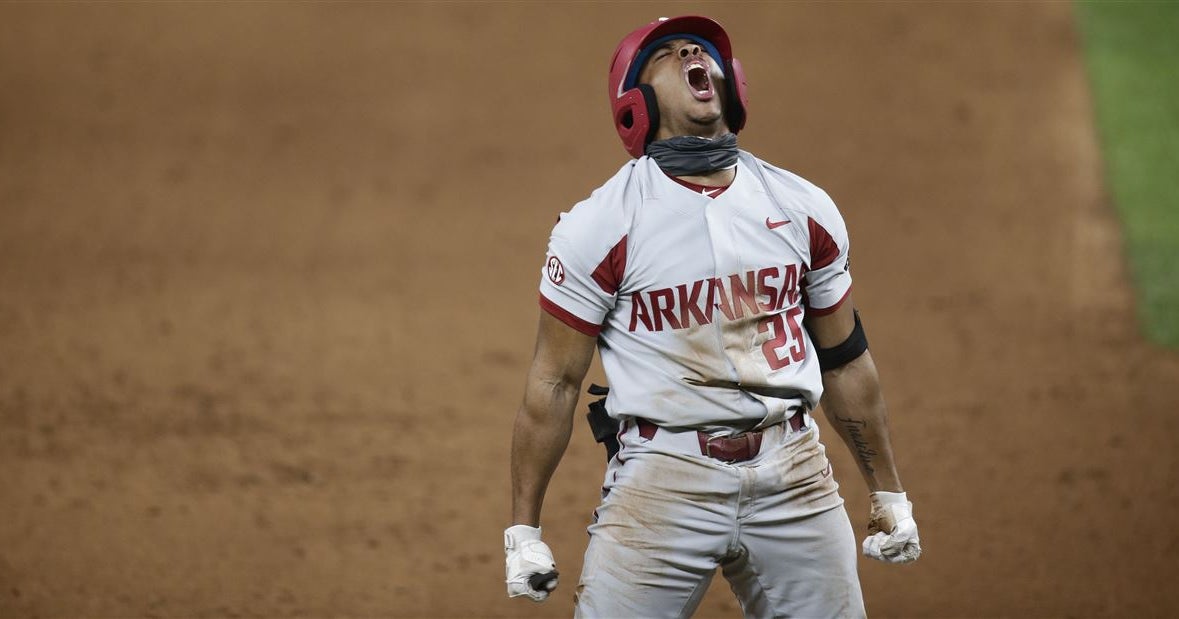 Arkansas outfielder Christian Franklin named SEC Player of the Week