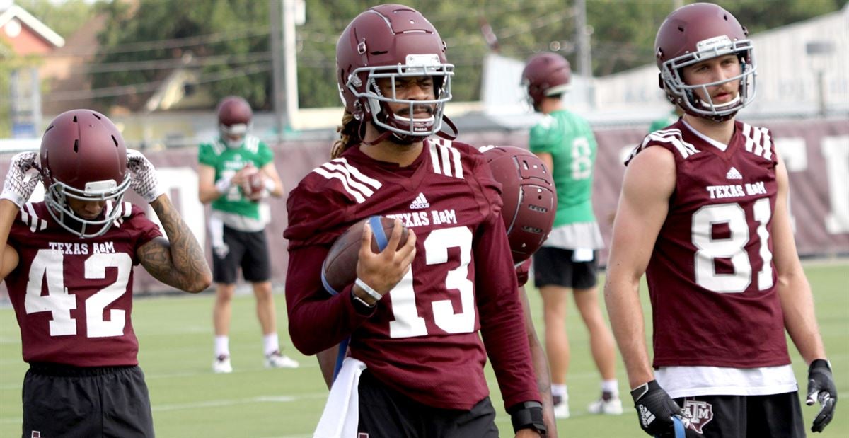 A&M WR Kendrick Rogers misses practice with injury