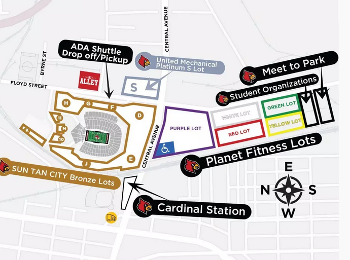 Red lot parking for sale vs EKU SOLD