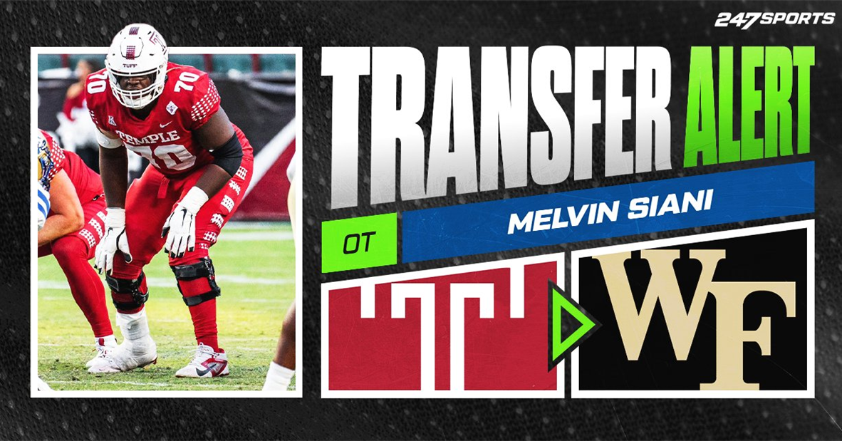 Temple offensive tackle Melvin Siani commits to Wake Forest