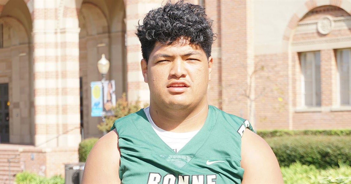 Four-Star OL Jonah Tauanu'u cuts his list to 10