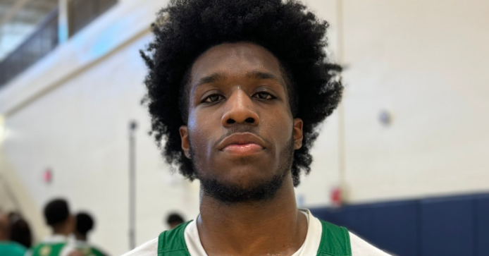 Ole Miss offers 2026 Atlanta area guard Cedric Haynes. He reacts inside.