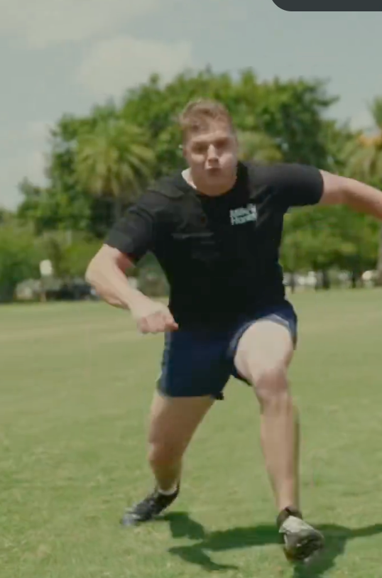 Penn State tight end Andrew Rappleyea shows off injury recovery progress