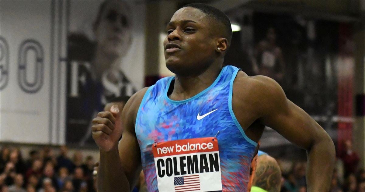 Former Tennessee Vols track and field star Christian Coleman shatters ...