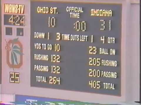 Across The Years: Interesting moments in OSU-Indiana history