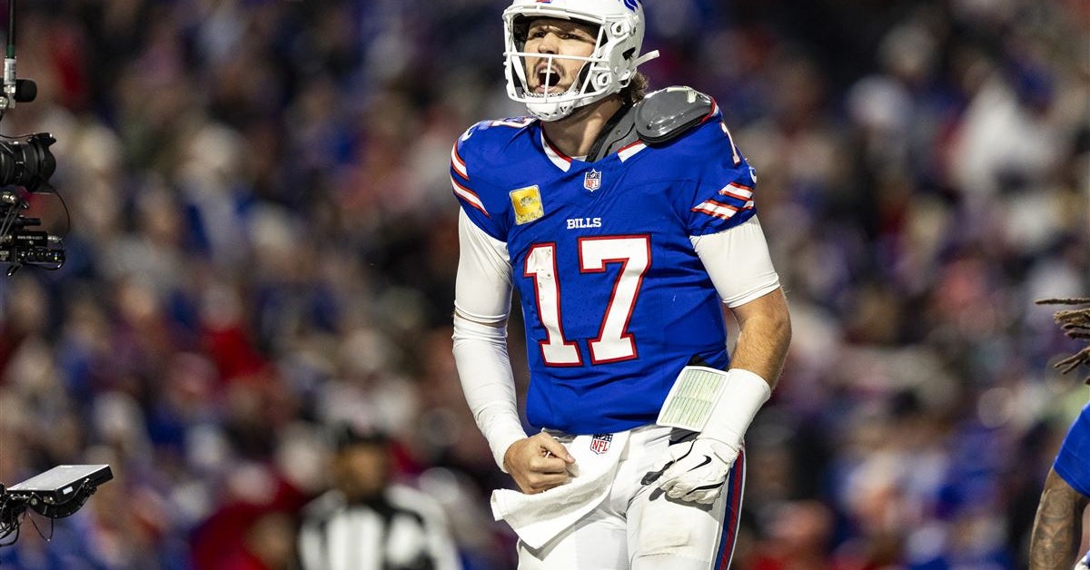 WATCH: Josh Allen surprises two young Bills fans who help him design ...