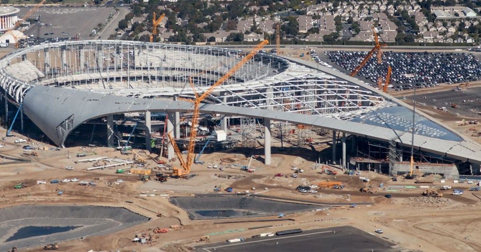 SoFi Stadium construction worker dies of health issue