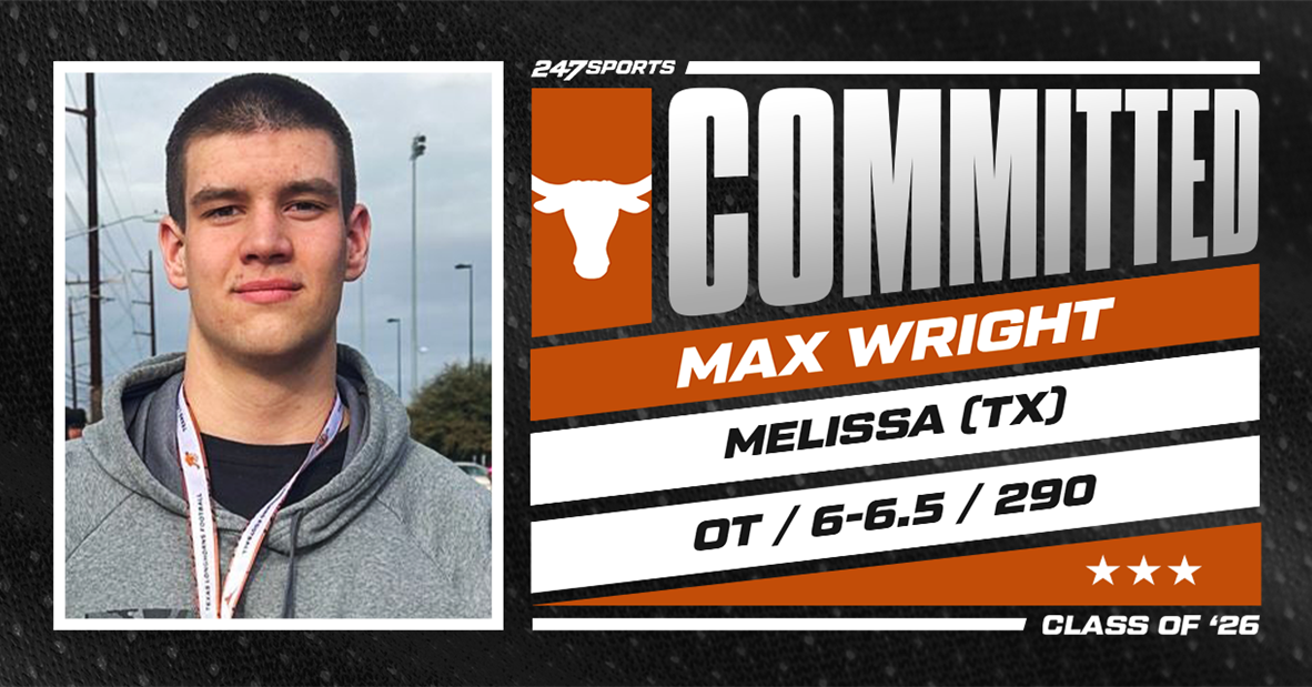 Texas land in-state OL Max Wright, adds first commit of the new year