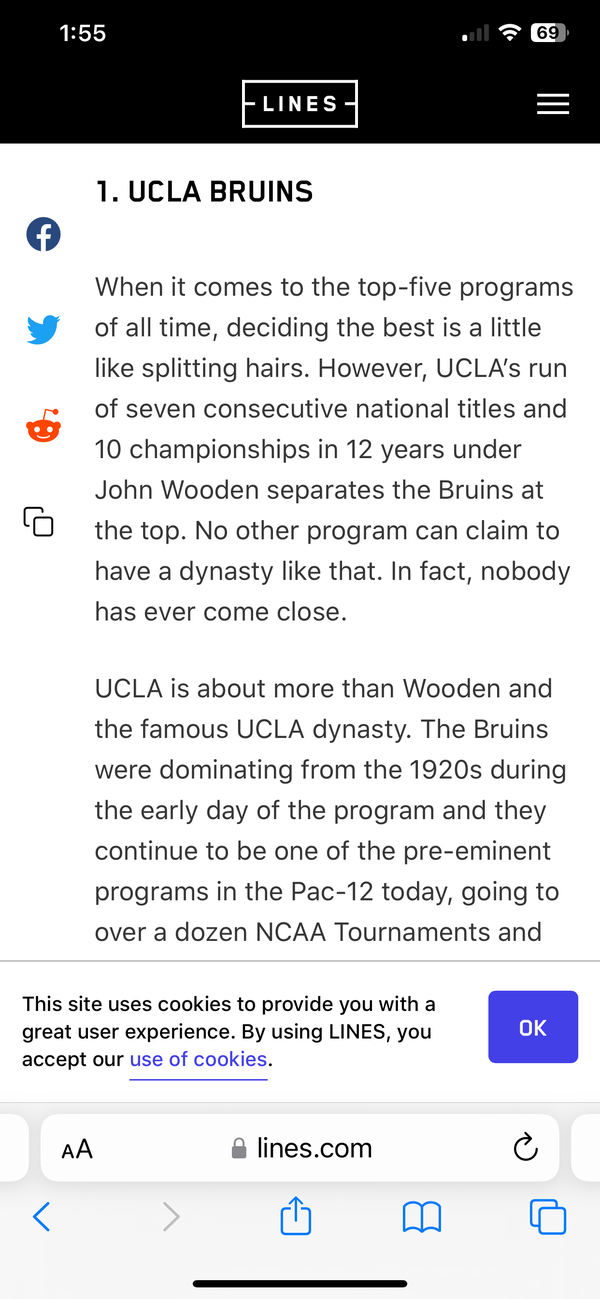 All-Time BB Program Ranks