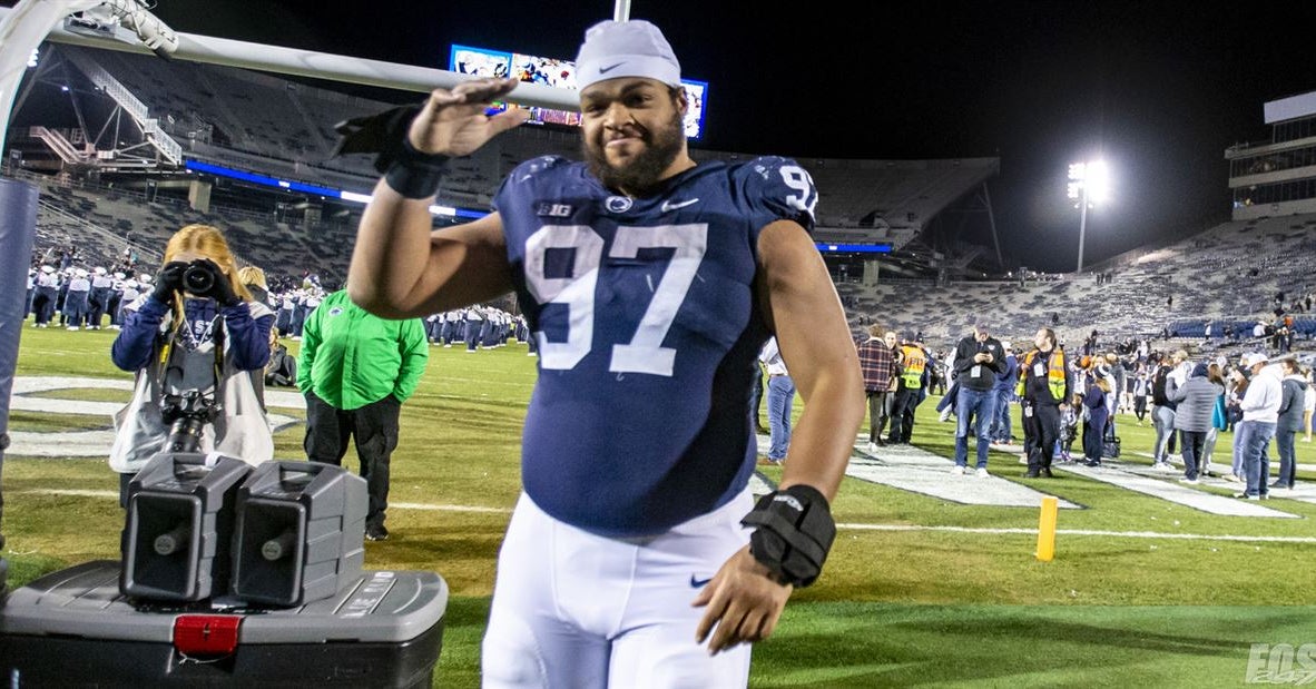 Former Penn State football captain, defensive tackle PJ Mustipher signs ...