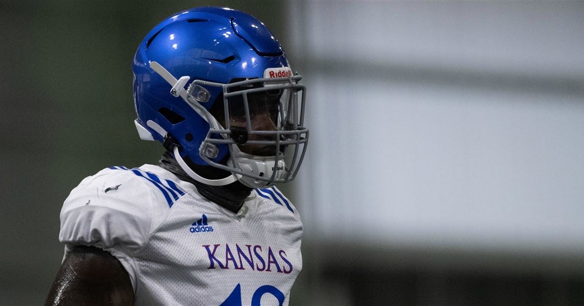 Kansas LB Denzel Feaster ejected for targeting at West Virginia