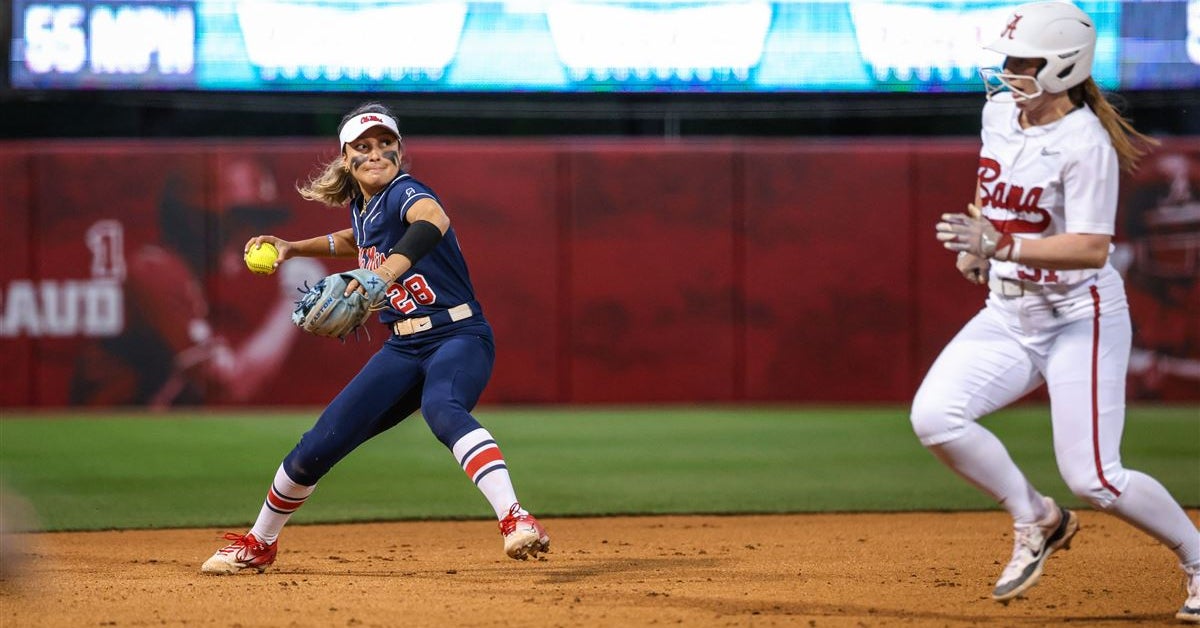 Tide rolls the Rebels for seventh straight SEC loss on softball diamond