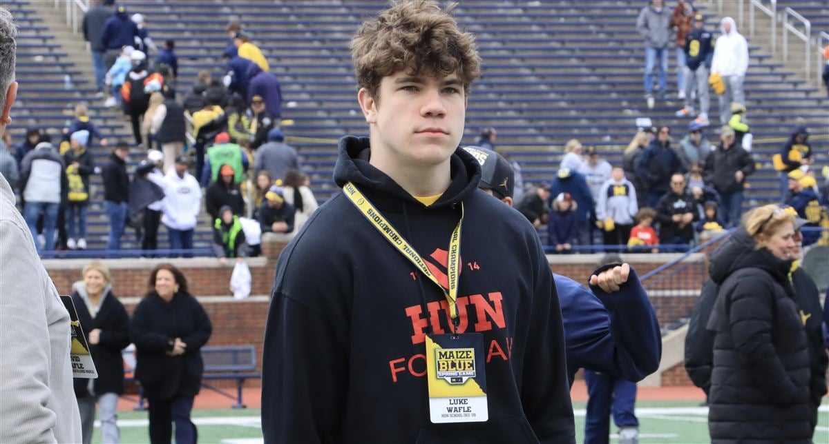 Michigan continues to impress Top100 EDGE Luke Wafle even more after ...