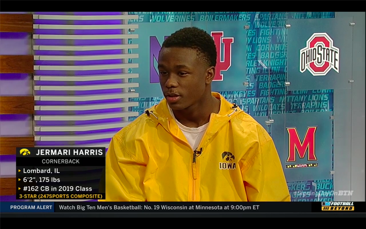 Iowa signee Jermari Harris makes Big Ten Network Appearance