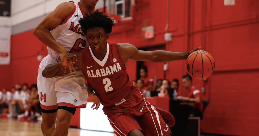 Collin Sexton set to make his Alabama debut vs. Lipscomb