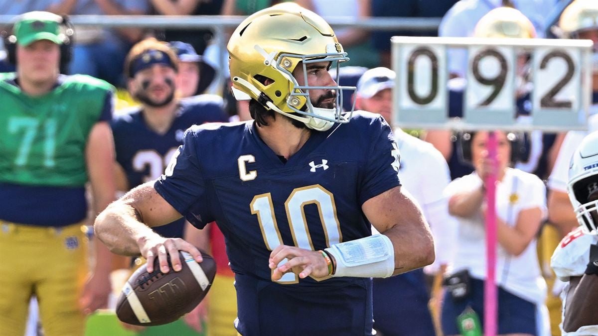 WATCH: Another Deep Touchdown from Notre Dame QB Sam Hartman