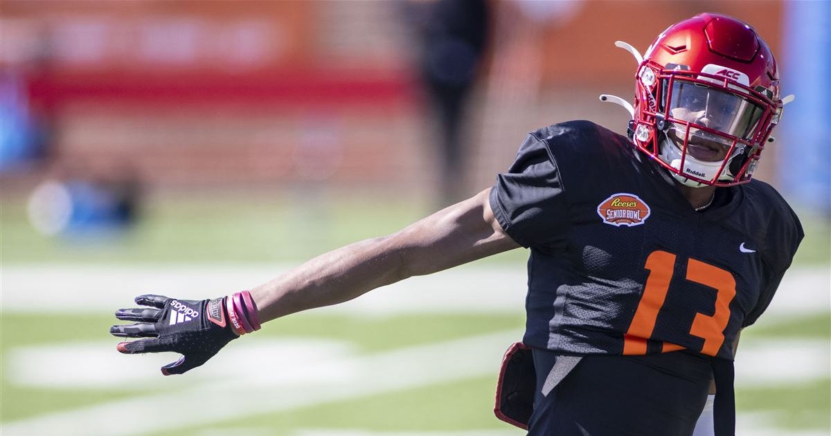 Dez Fitzpatrick turns in a solid showing in the Senior Bowl