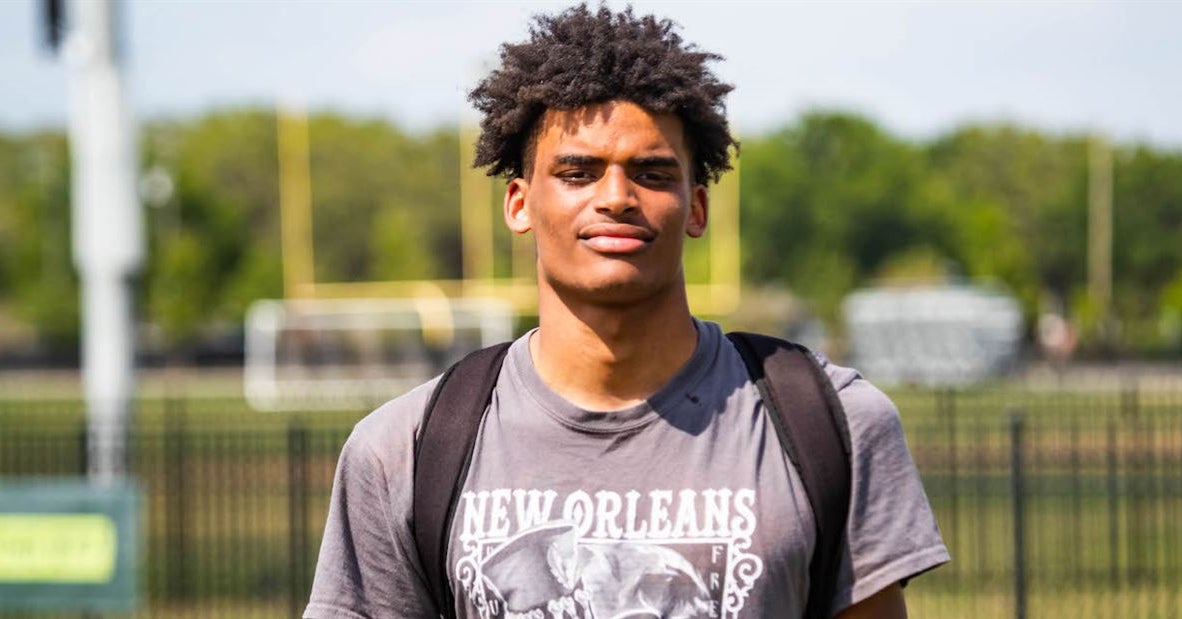 Top247 TE Caleb Odom is nearing a decision after a busy month
