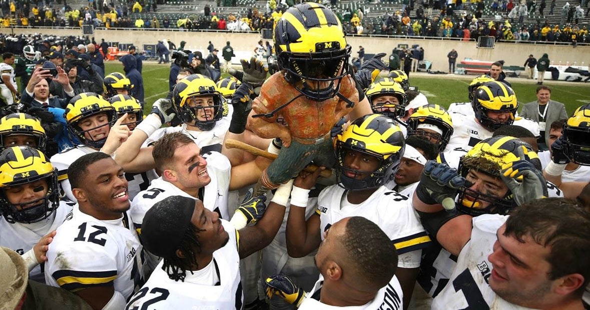 Jim Harbaugh: Paul Bunyan Trophy will be on field from now on