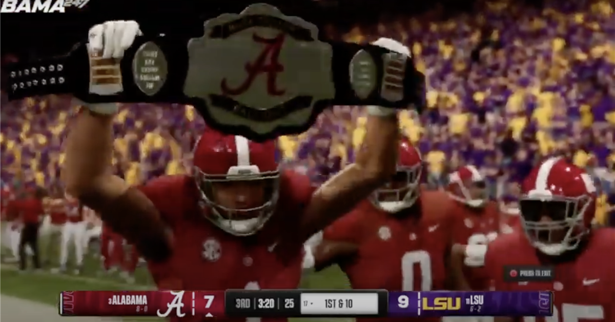 EA College Football 25 Sim: Alabama vs. LSU