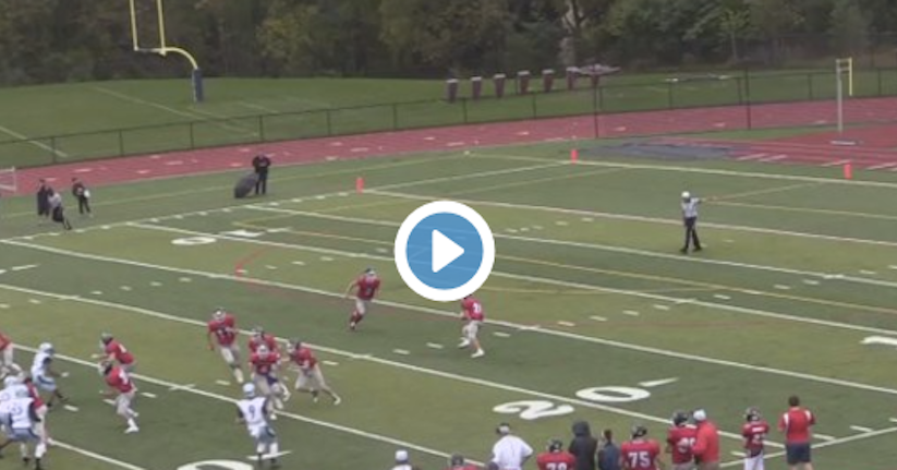 Watch: Female kicker delivers explosive sideline tackle