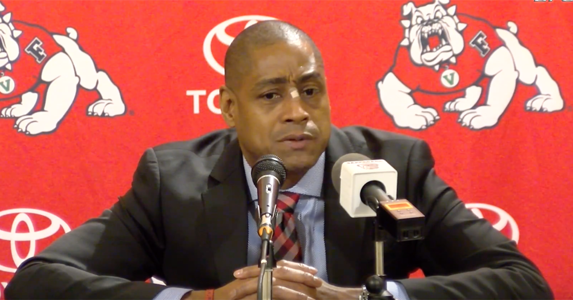 CSUMB Postgame: Fresno State Head Coach Rodney Terry