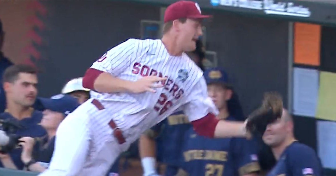 College World Series highlight video: Oklahoma first baseman Blake ...