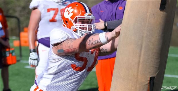 Clemson Holds Morning Practice at Jervey Meadows
