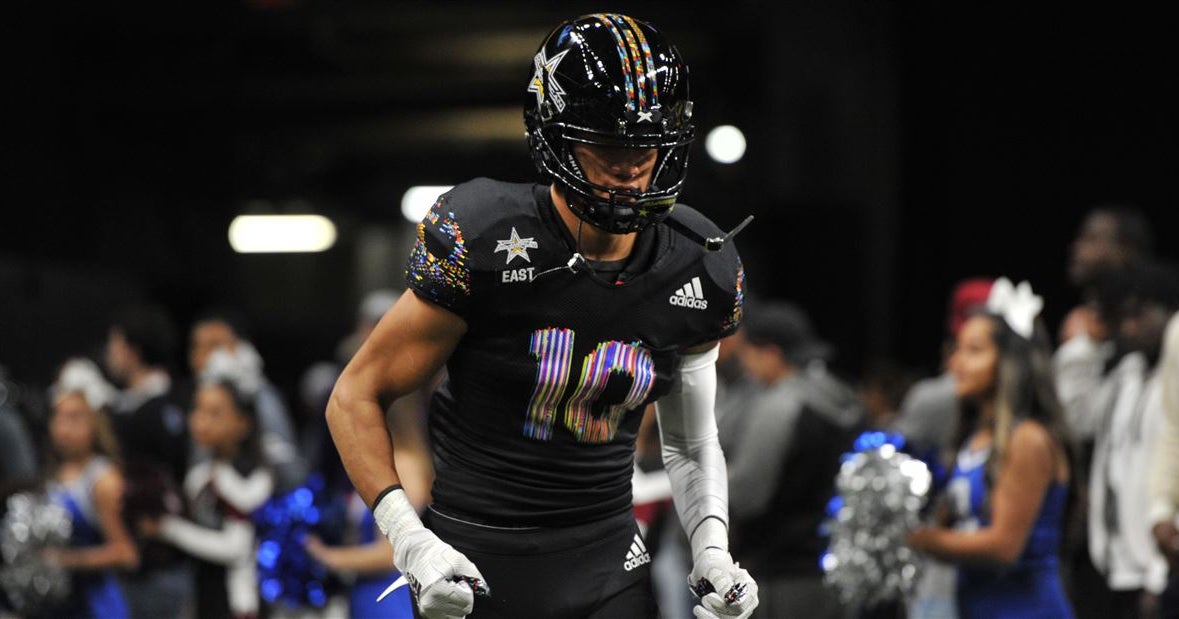 Notre Dame's Kyle Hamilton in action at the All-American Bowl