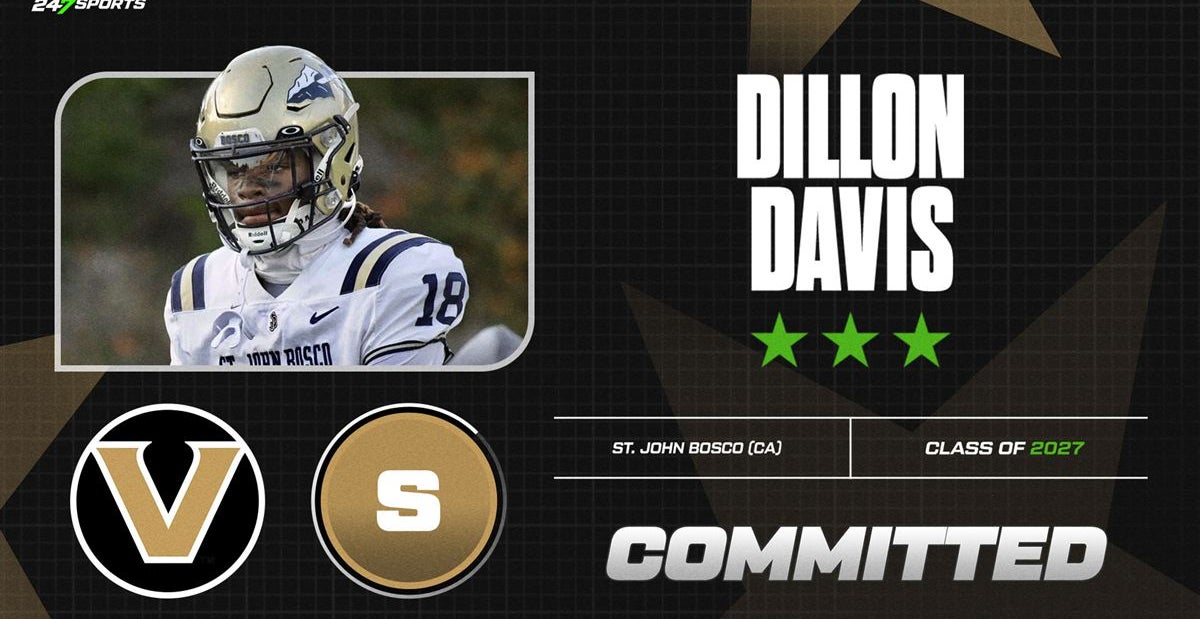 2027 three-star S Dillon Davis commits to Vanderbilt