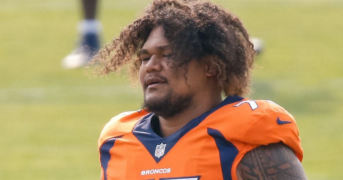 Where former Bulldog OL Netane Muti is on Broncos depth chart