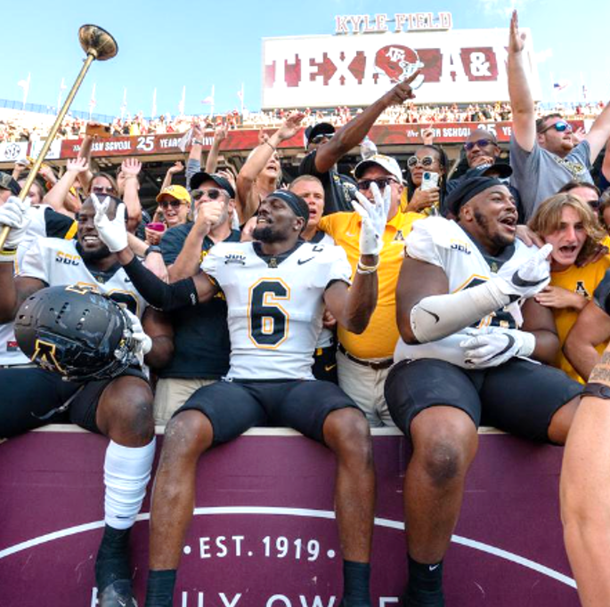 COMMITS COMMENT: APP STATE BEATS TEXAS A&M