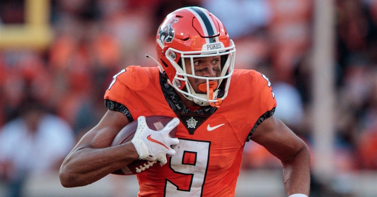 Oklahoma State portal receiver Bryson Green will spend this weekend at ...
