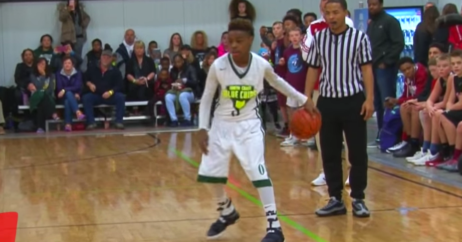 Watch 11-year-old Lebron James, Jr. torch his competition