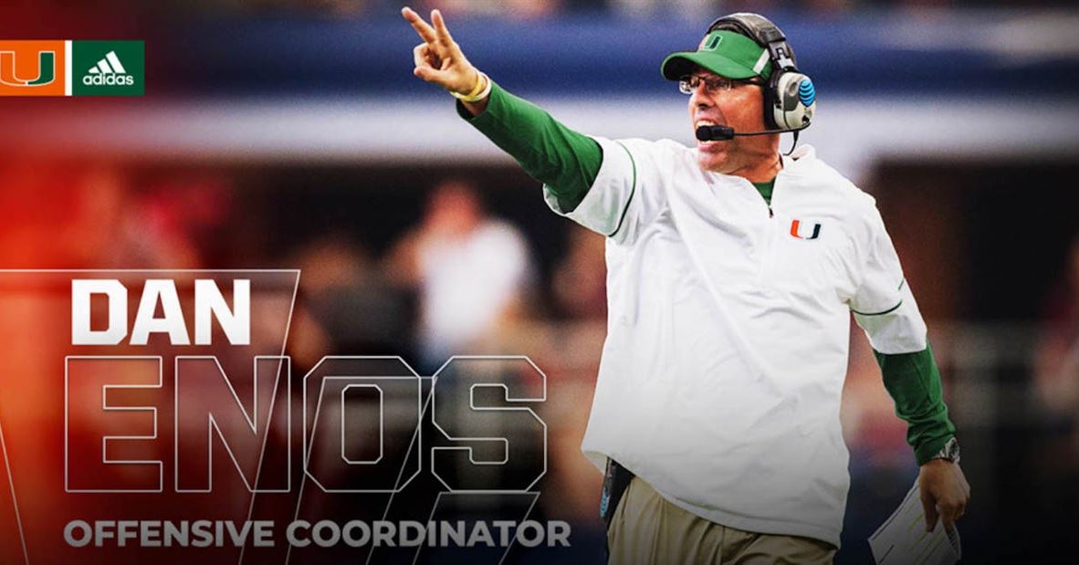 Miami announces the hiring of Dan Enos as OC