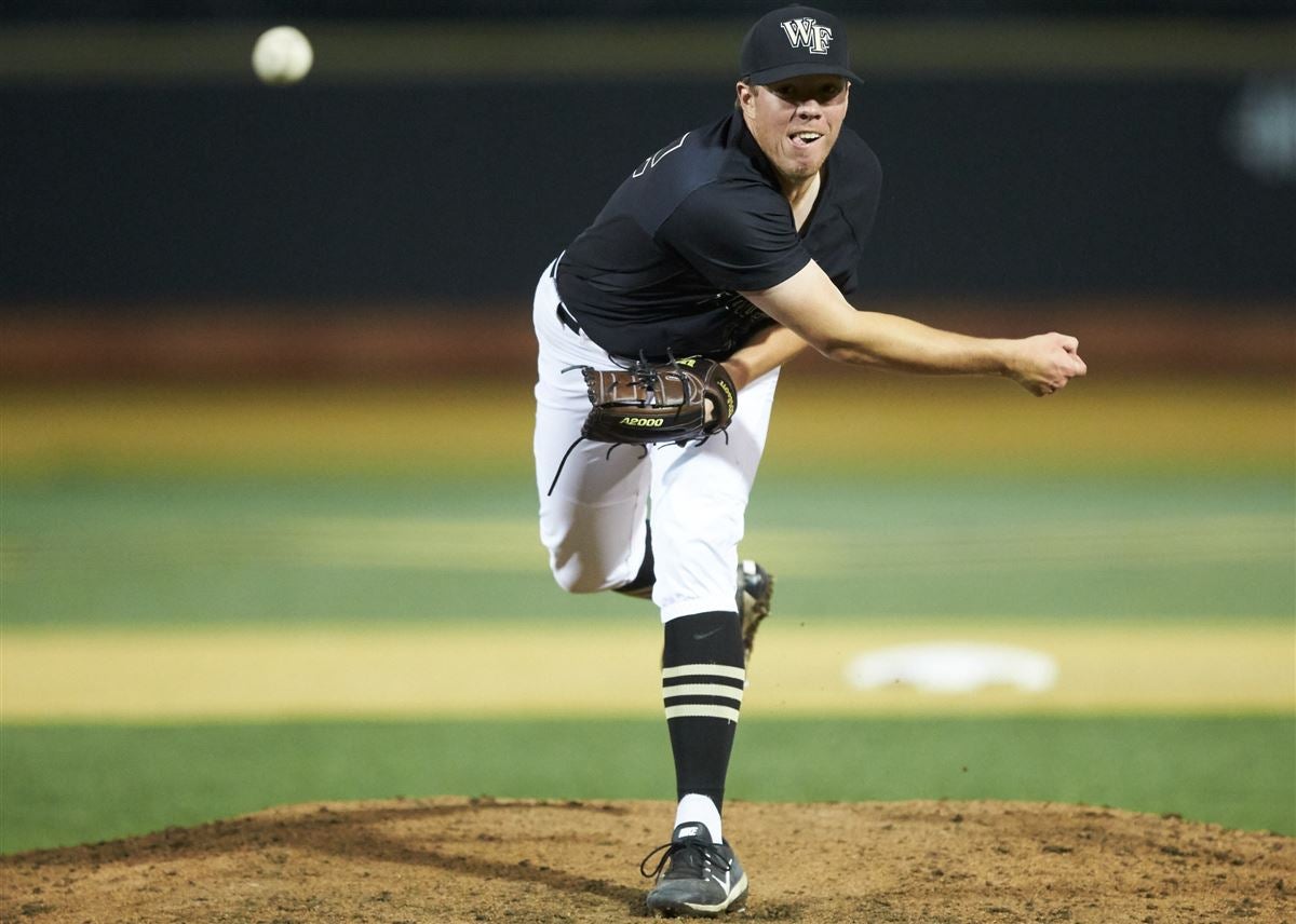 Wake Forest pitcher Chris Farish signs with Detroit Tigers