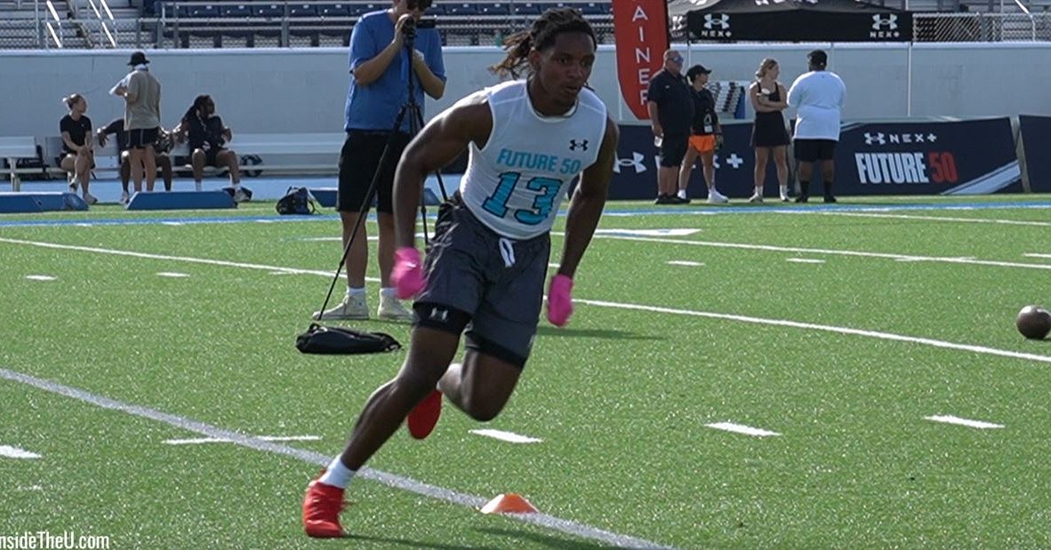 2027 WR Braylon Calais shows playmaking ability at UA Next Future 50